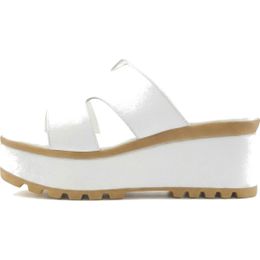 Lascana Damen Pantolette wei&szlig; Gr&ouml;&szlig;e 38