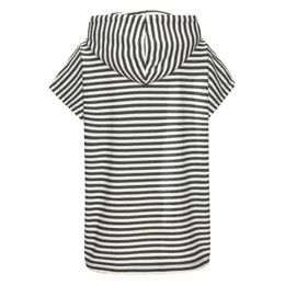 H.I.S. Damen Kapuzenshirt schwarz gestreift Gr&ouml;&szlig;e 36/38