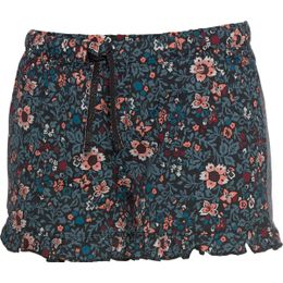 s.Oliver Damen Pyjamashorts petrol-gebl&uuml;mt Gr&ouml;&szlig;e 40/42