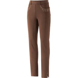 CR&Eacute;ATION L Damen Stretch-Jeans schoko Gr&ouml;&szlig;e 19