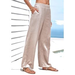Damen Schlupfhose taupe Gr&ouml;&szlig;e 36