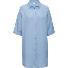 Damen Longbluse blau Gr&ouml;&szlig;e 38