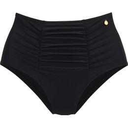 Lascana Damen Highwaist-Bikini-Hose schwarz Gr&ouml;&szlig;e 40