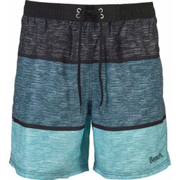 Bench Herren Badeshorts schwarz-blau-hellblau Gr&ouml;&szlig;e L (52)
