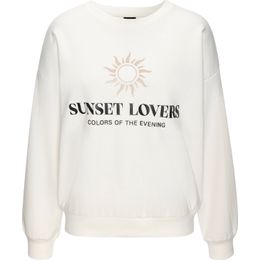H.I.S. Damen Sweatshirt creme Gr&ouml;&szlig;e 40/42