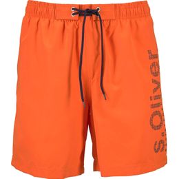 s.Oliver Herren Badeshorts orange Gr&ouml;&szlig;e XXL (58/60)