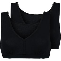 w&auml;schepur Damen Bustier schwarz Gr&ouml;&szlig;e 52