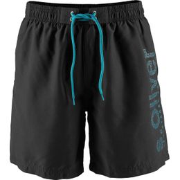 s.Oliver Herren Badeshorts schwarz Gr&ouml;&szlig;e L (52)