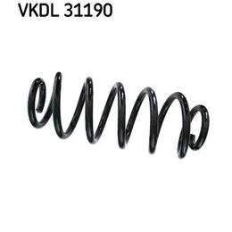 SKF Fahrwerksfeder vkdl31190 Hinterachse f&uuml;r VW