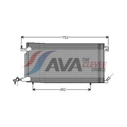 AVA CLEVER CHOICE Kondensator, Klimaanlage pea5187 f&uuml;r Citro&euml;n Peugeot