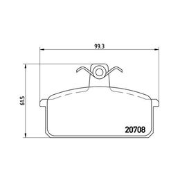 MAGNETI MARELLI Bremsbelagsatz, Scheibenbremse 363700423018 f&uuml;r LANCIA Fiat Suzuki VW