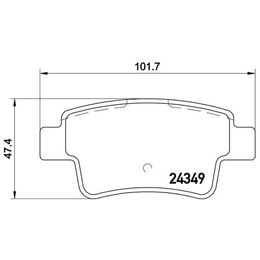 MAGNETI MARELLI Bremsbelagsatz, Scheibenbremse 363700423104 f&uuml;r ABARTH