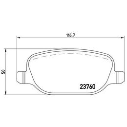 MAGNETI MARELLI Bremsbelagsatz, Scheibenbremse 363700423109 f&uuml;r LANCIA Fiat ALFA ROMEO