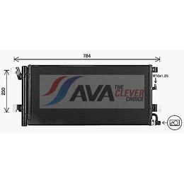 AVA CLEVER CHOICE Kondensator, Klimaanlage ai5447d f&uuml;r Audi