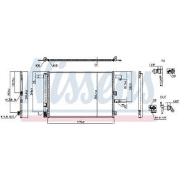 NISSENS Kondensator, Klimaanlage 941368 f&uuml;r Audi