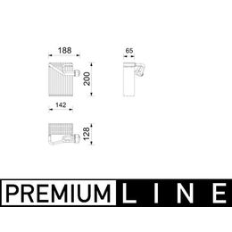 Mahle Verdampfer, Klimaanlage ae272000p hinten f&uuml;r Ford