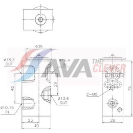 AVA QUALITY COOLING AVA CLEVER CHOICE Expansionsventil, Klimaanlage ft1491 f&uuml;r Iveco Fiat ABARTH