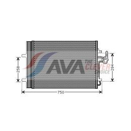AVA QUALITY COOLING AVA CLEVER CHOICE Kondensator, Klimaanlage fda5427d f&uuml;r LAND ROVER Ford