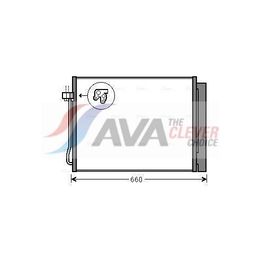 AVA CLEVER CHOICE Kondensator, Klimaanlage bwa5377d f&uuml;r BMW