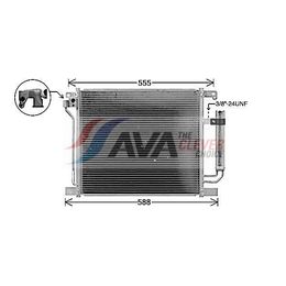 AVA CLEVER CHOICE Kondensator, Klimaanlage dn5467d f&uuml;r NISSAN