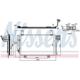 NISSENS Kondensator, Klimaanlage 941202 f&uuml;r MAZDA