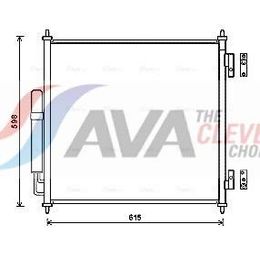 AVA CLEVER CHOICE Kondensator, Klimaanlage aua5218d f&uuml;r LAND ROVER