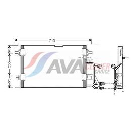 AVA CLEVER CHOICE Kondensator, Klimaanlage ai5116 f&uuml;r Audi