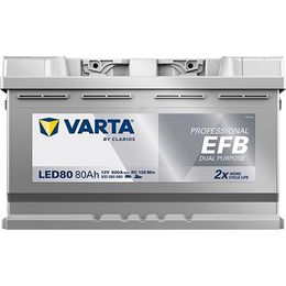 Varta Starterbatterie PROFESSIONAL DUAL PURPOSE EFB 12 V, 80 Ah, 800 A 932080080k312 12V 68Ah 800A