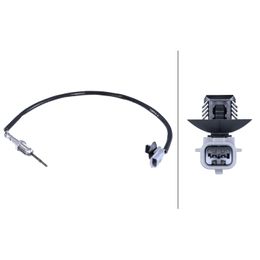 Hella Sensor, Abgastemperatur 6PT 358 284-281 f&uuml;r CHEVROLET