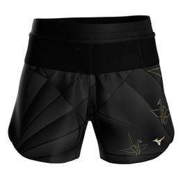 Mizuno Active Graphic Multi Pocket 4 Inch Shorts Damen