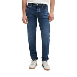 Marc O'Polo MARC O'POLO Herren Regular-fit-Jeans "aus Bio-Baumwoll-Mix"dunkelblau, Gr. 34, unifarben, Obermaterial: 90% Baumwolle, 9% Polyester, 1% Elasthan,