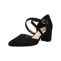 Gabor Damen Pumps "Gabor Pumps Veloursleder", Gr. 38,5schwarz, Veloursleder, Schuhe
