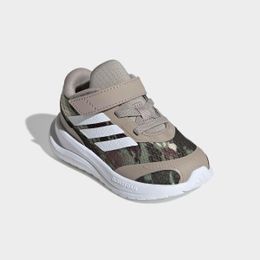 M&auml;dchen Sneaker "RUNFALCON 6 EL I", adidas Sportswear, Gr. 22light braun, ftwr wei&szlig;, schwarz braun, Synthetik, Textil, Schuhe, f&uuml;r Kinder