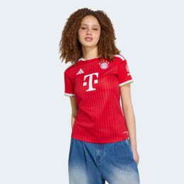 Damen Fu&szlig;balltrikot "FCB H JSY W"better scarlet, wei&szlig;, Gr. M, adidas Performance, Obermaterial: 100% Polyester, Trikots, f&uuml;r Erwachsene, aus