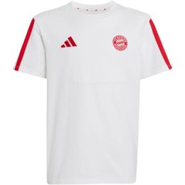 Adidas FC BAYERN M&Uuml;NCHEN T-Shirt Kinder - Gr&ouml;&szlig;e 152 - wei&szlig;