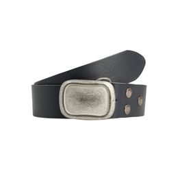 Damen Lederg&uuml;rtel "Wechselg&uuml;rtel"navy, Gr. 85, RETTUNGSRING G&Uuml;RTEL, Rindsleder, G&uuml;rtel