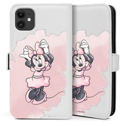 DeinDesign iPhone 11 Handy Klapph&uuml;lle Handyh&uuml;lle aus Kunst Leder wei&szlig; Flip Case Motiv Ohne Hintergrund Disney Sideflip mit Lasche