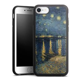 DeinDesign iPhone SE (2020) Handy Gallery Case Handyh&uuml;lle 9H Geh&auml;rtetes Glas R&uuml;ckseite H&uuml;lle Painting Kunst Gallery Case