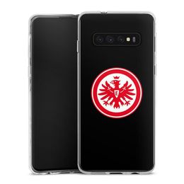 DeinDesign Galaxy S10 Plus Handy Silikon H&uuml;lle Case transparent Handyh&uuml;lle Sge Eintracht Frankfurt Eagle Silikon Case