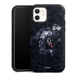 DeinDesign iPhone 12 mini Handy Panzer Handyh&uuml;lle robuste Outdoor H&uuml;lle Schutzh&uuml;lle matt Marvel Venom Spiderman Tough Case