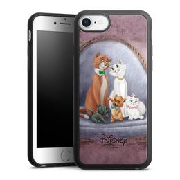 DeinDesign iPhone SE (2020) Handy Gallery Case Handyh&uuml;lle 9H Geh&auml;rtetes Glas R&uuml;ckseite H&uuml;lle Aristocats Disney Official Licensed Product Gallery Case