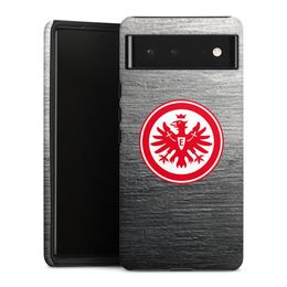 DeinDesign Google Pixel 6 Handy Panzer Handyh&uuml;lle robuste Outdoor H&uuml;lle Schutzh&uuml;lle matt Eintracht Frankfurt Sge Logo Tough Case
