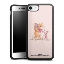 DeinDesign iPhone SE (2020) Handy Gallery Case Handyh&uuml;lle 9H Geh&auml;rtetes Glas R&uuml;ckseite H&uuml;lle Winnie The Pooh Piglet Official Licensed Product Disney Gallery Case