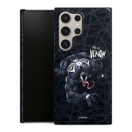 DeinDesign Galaxy S24 Ultra Handy Premium Case Smartphone Handyh&uuml;lle Schutzh&uuml;lle gl&auml;nzend Marvel Venom Spiderman Premium Case