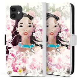 DeinDesign iPhone 11 Handy Klapph&uuml;lle Handyh&uuml;lle aus Kunst Leder wei&szlig; Flip Case Disney Pocahontas Official Licensed Product Sideflip mit Lasche