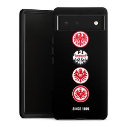 DeinDesign Google Pixel 6 Handy Panzer Handyh&uuml;lle robuste Outdoor H&uuml;lle Schutzh&uuml;lle matt Eintracht Frankfurt Soccer Sge Tough Case