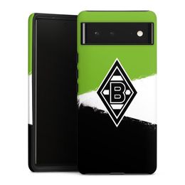 DeinDesign Google Pixel 6 Handy Panzer Handyh&uuml;lle robuste Outdoor H&uuml;lle Schutzh&uuml;lle matt Borussia M&ouml;nchengladbach Bmg Official Licensed Product Tough Case