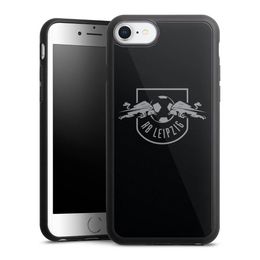 DeinDesign iPhone SE (2020) Handy Gallery Case Handyh&uuml;lle 9H Geh&auml;rtetes Glas R&uuml;ckseite H&uuml;lle Official Licensed Product Logo Rb Leipzig Gallery Case
