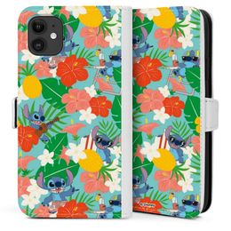 DeinDesign iPhone 11 Handy Klapph&uuml;lle Handyh&uuml;lle aus Kunst Leder wei&szlig; Flip Case Lilo & Stitch Movie Disney Sideflip mit Lasche