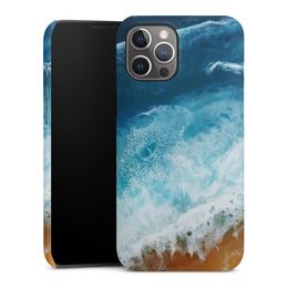 DeinDesign iPhone 12 Pro Max Handy Premium Case Smartphone Handyh&uuml;lle Schutzh&uuml;lle matt Summer Water Beach Premium Case